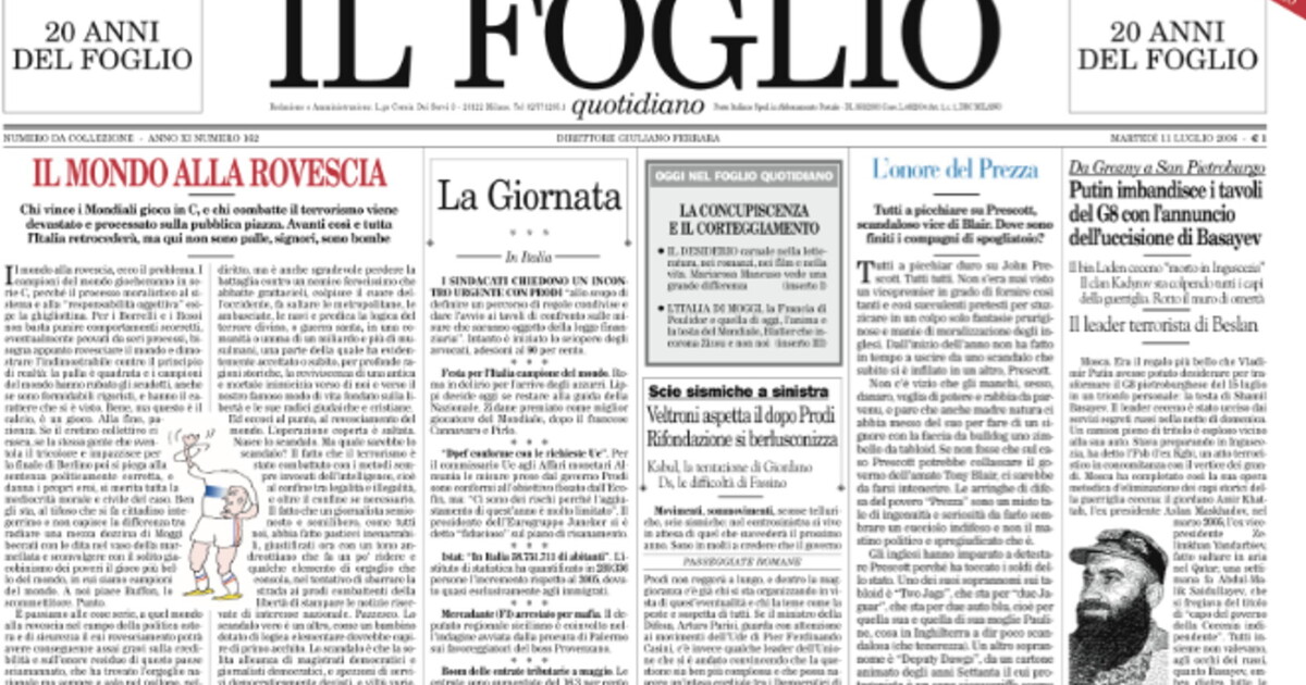 Quando la Nazionale vinceva il Mondiale. In regalo nel Foglio del ...